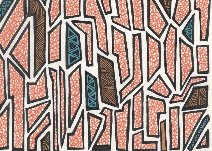 GRAPHIC TRIFLES Drawing - Robert Borynskyy