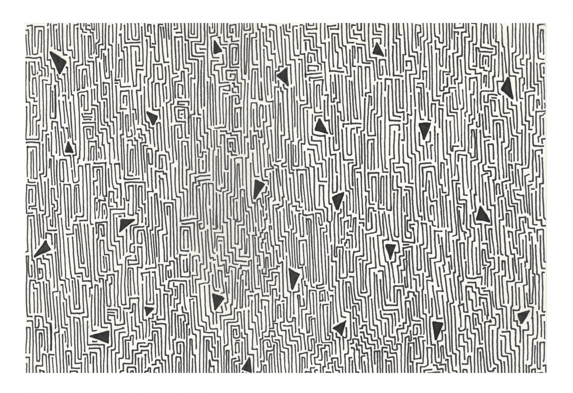 GRAPHIC TRIFLES Drawing - Robert Borynskyy