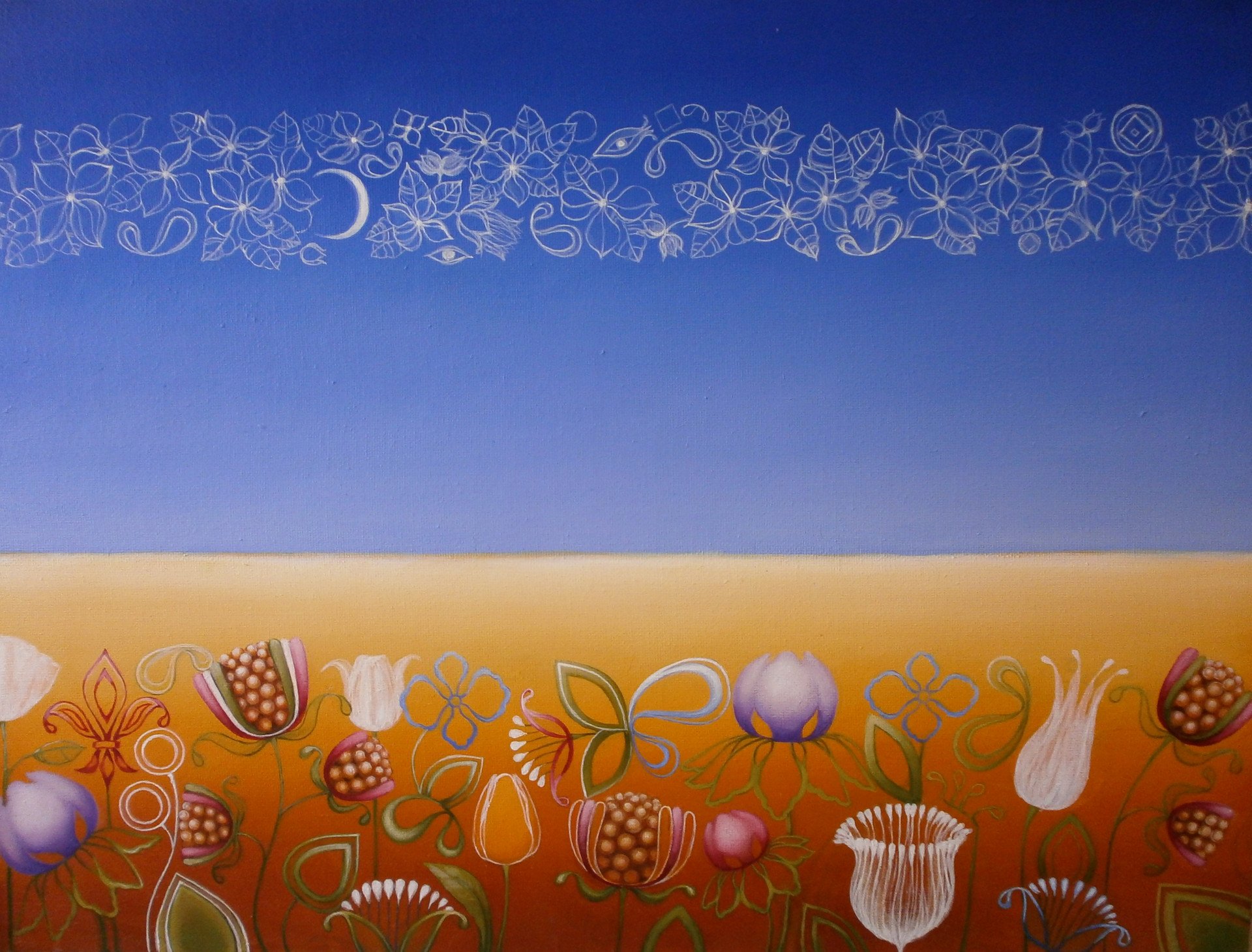 The field. Painting by Tatyana Vezeleva - Jose Art Gallery
