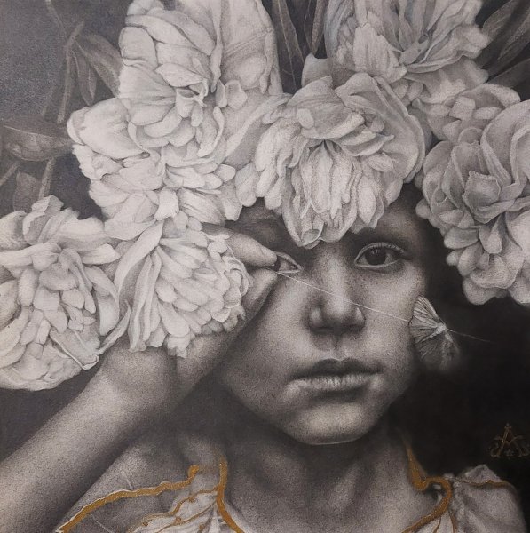 The Spinner Painting by Patricia Ariel - Jose Art Gallery
