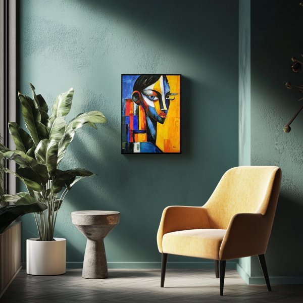 The Geometry of Gaze Painting by Alexander Aksyonov