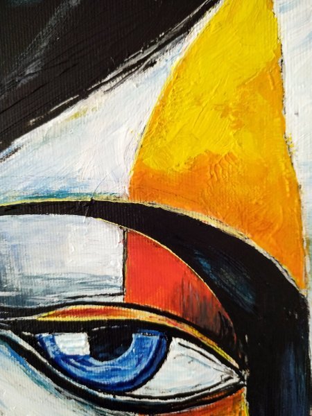 The Geometry of Gaze Painting by Alexander Aksyonov