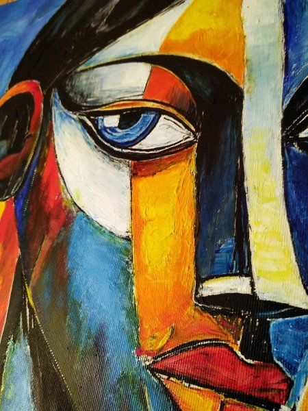 The Geometry of Gaze Painting by Alexander Aksyonov