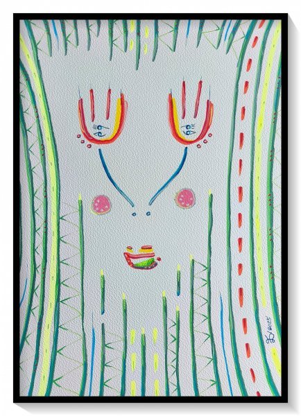 La Primavera Drawing - Ewa Dura - Jose Art Gallery