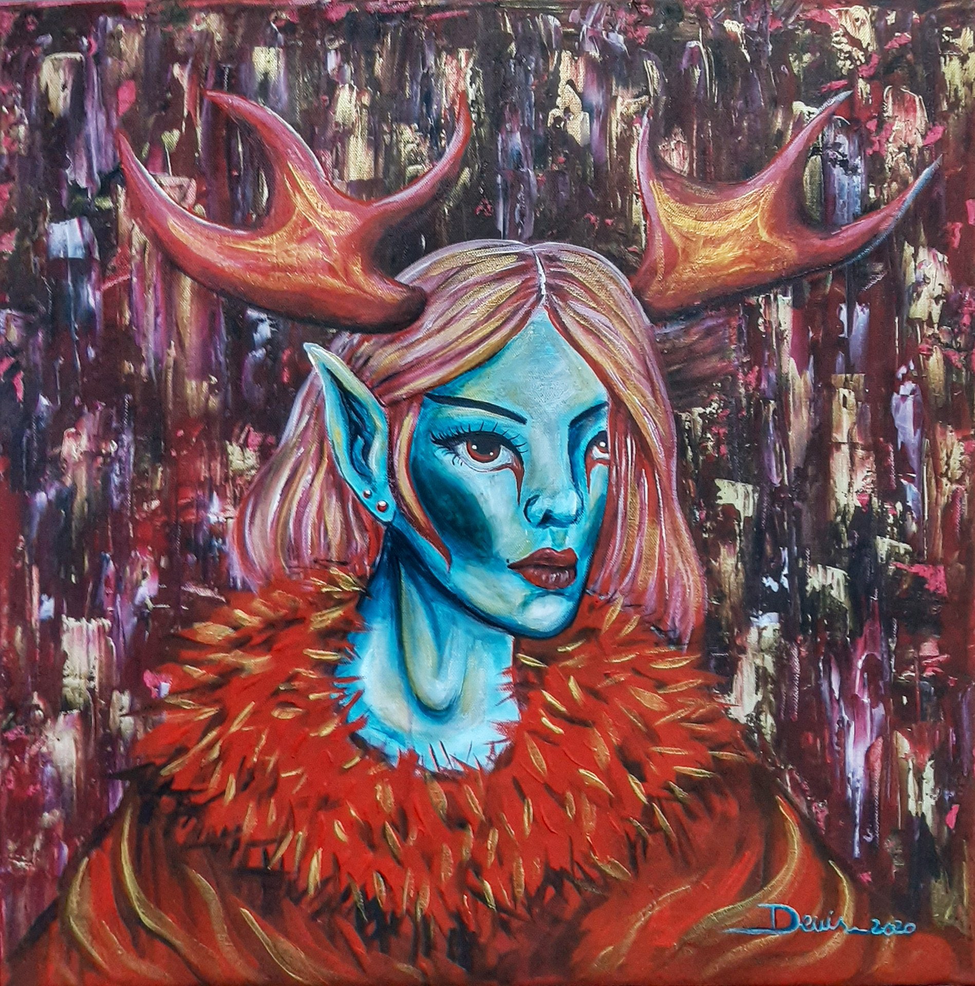 The Elf Goddess Painting by Dena Artist - Jose Art Gallery