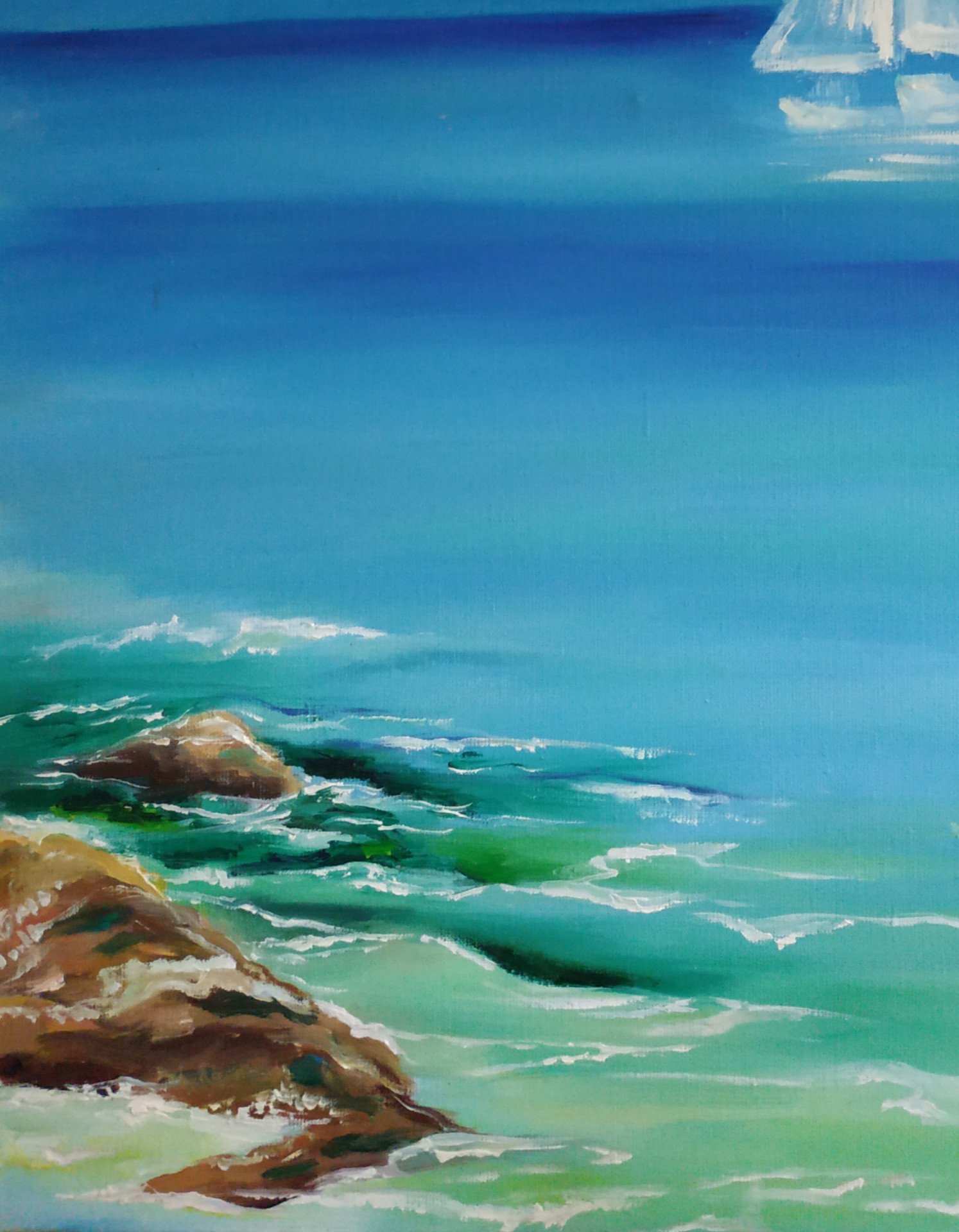 Calm Painting by Oksana Trigub-Milashevich - Jose Art Gallery