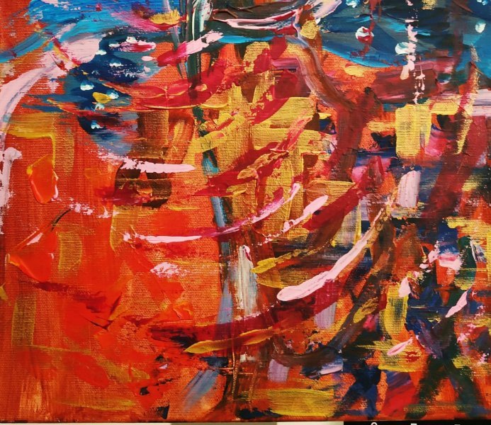 Subconscious Painting by Oksana Trigub-Milashevich