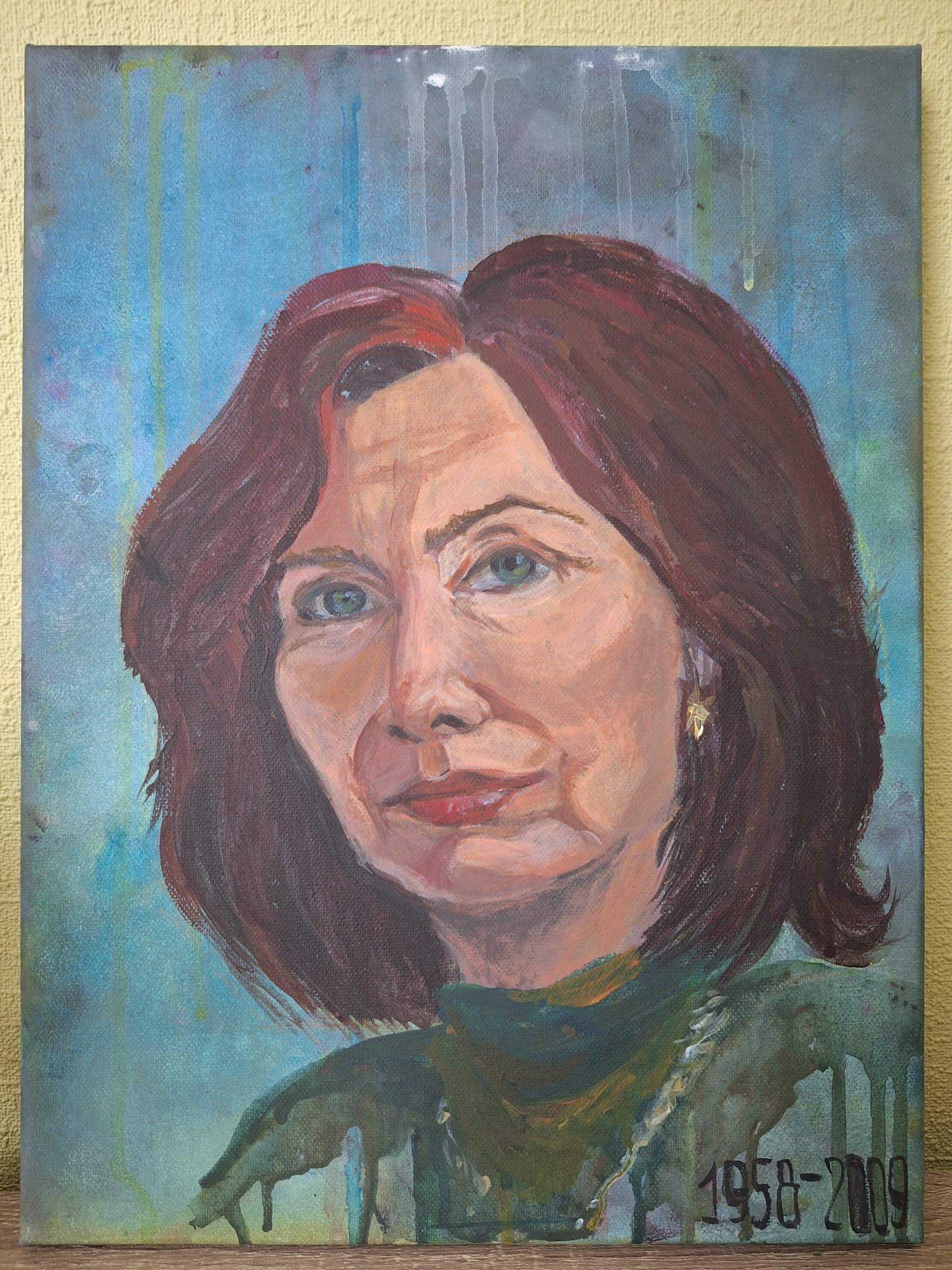 Natalia Estemirova Painting by Vera Prohladnaya