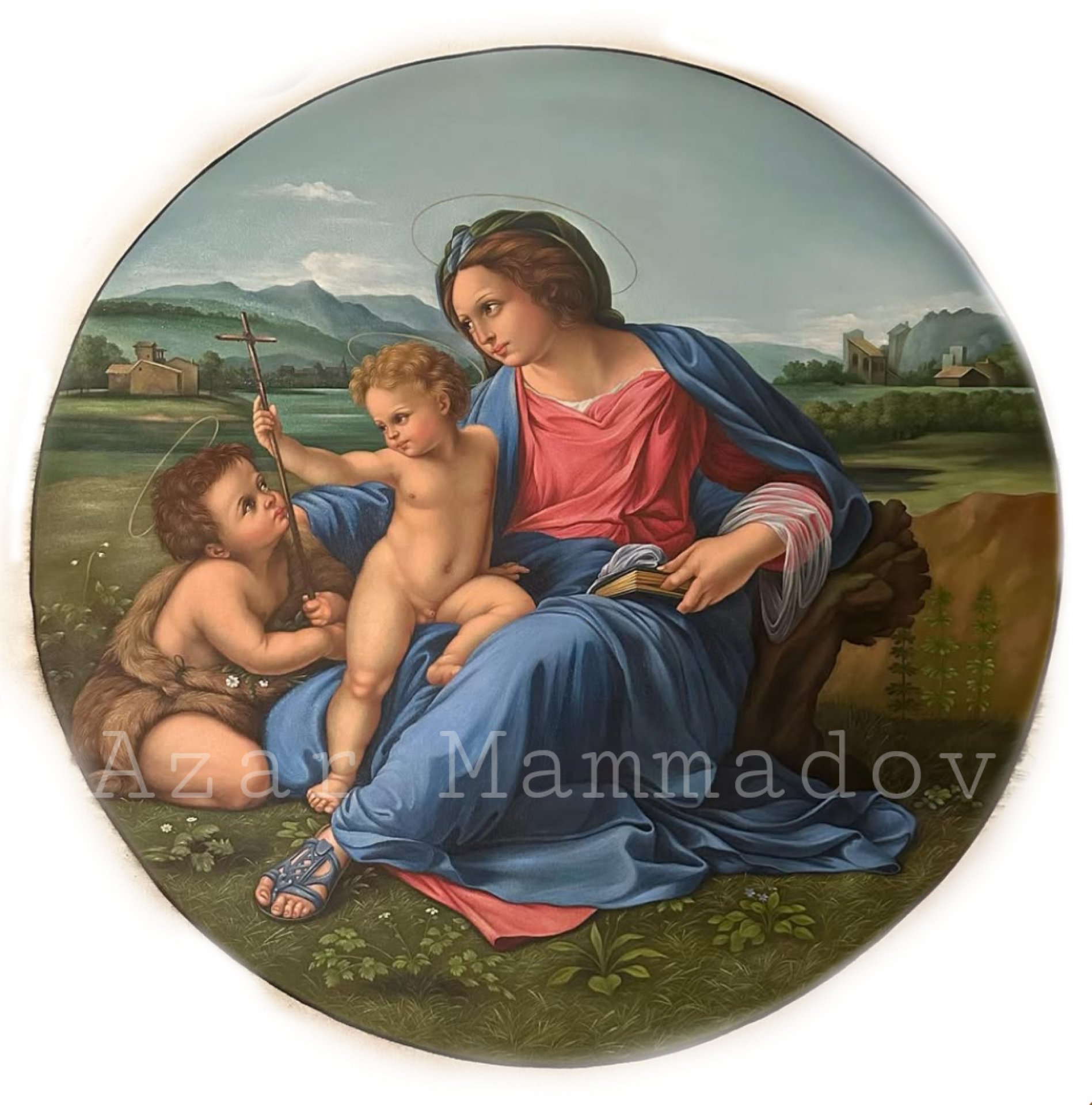 Madonna Alba Sculpture - Azar Mammadov - Jose Art Gallery