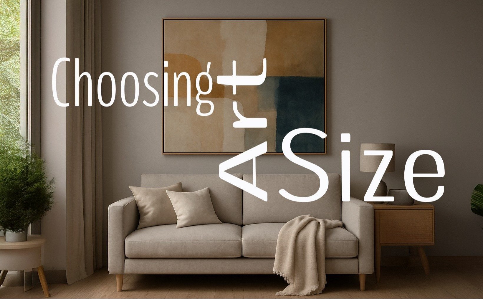 How to Choose the Right Size of Art for Your Wall