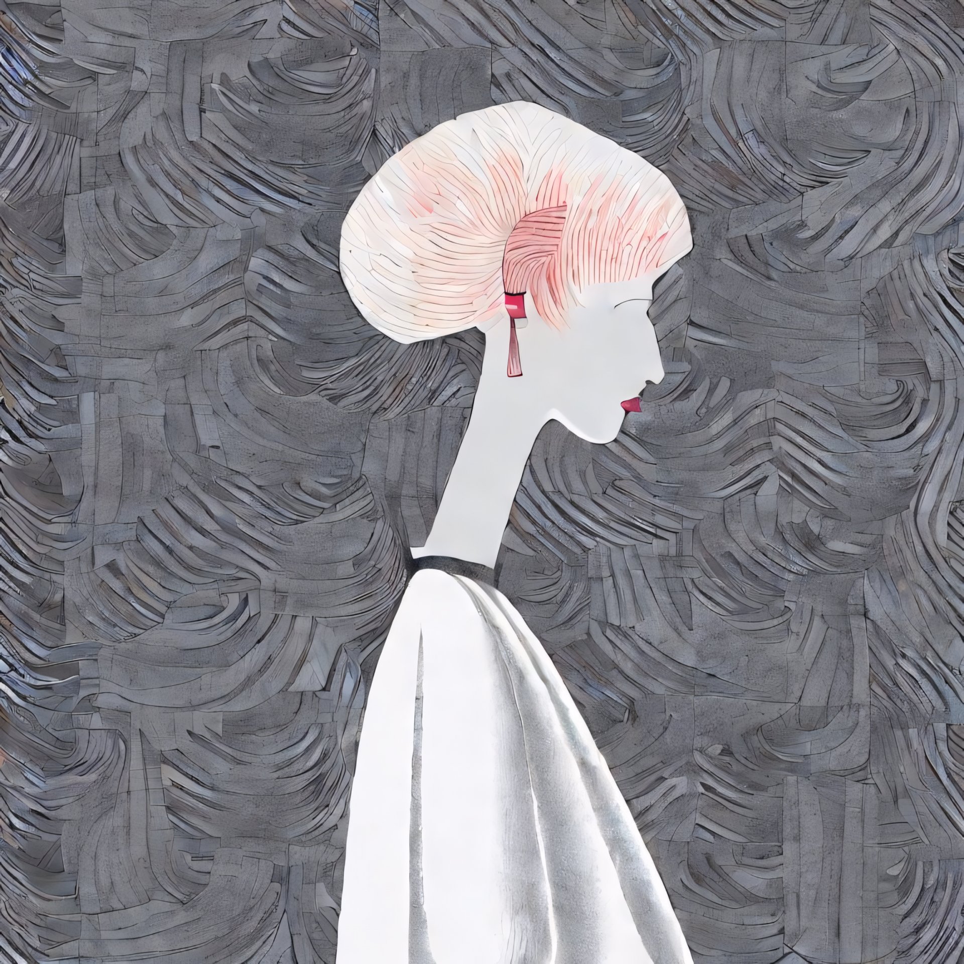 Curves of Silent Reflection Digital Art - MeaHau