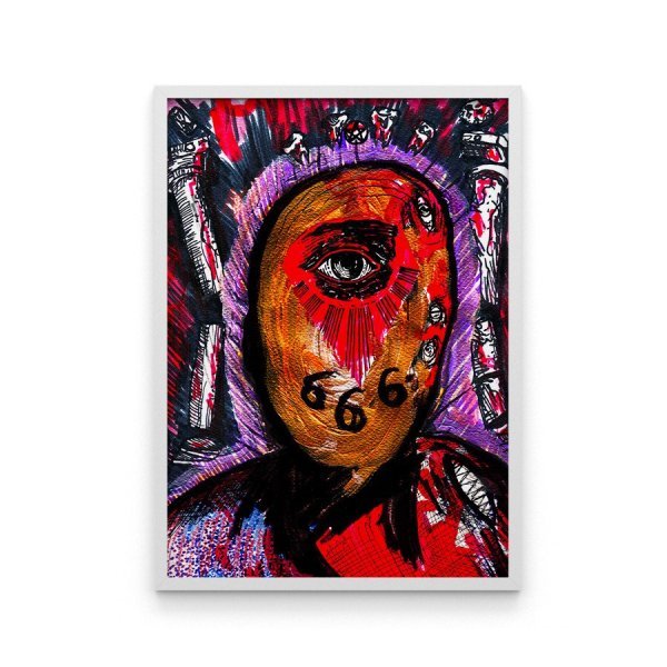 The Mask of Revelation – 666 Drawing - MZNTRP