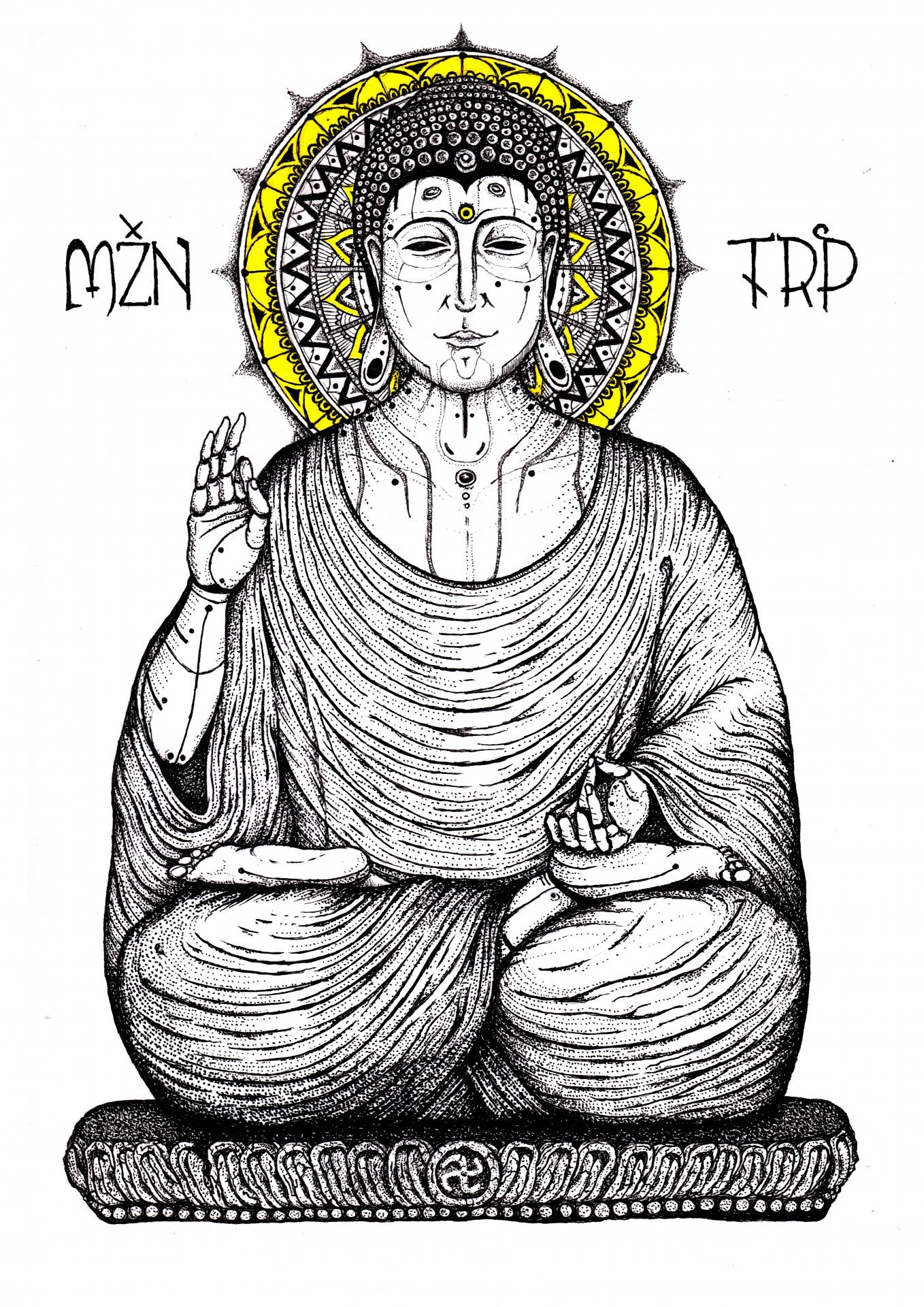 Veil of the Forgotten Drawing - MZNTRP - Jose Art Gallery