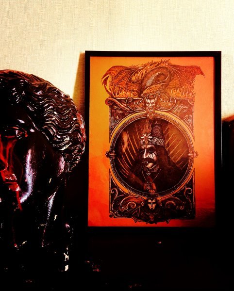 The Rising Devil Drawing - MZNTRP - Jose Art Gallery