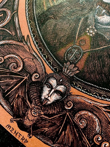 The Rising Devil Drawing - MZNTRP - Jose Art Gallery