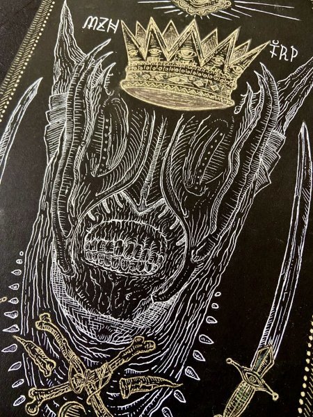 The Crowned Abyss Digital Art - MZNTRP - Jose Art Gallery