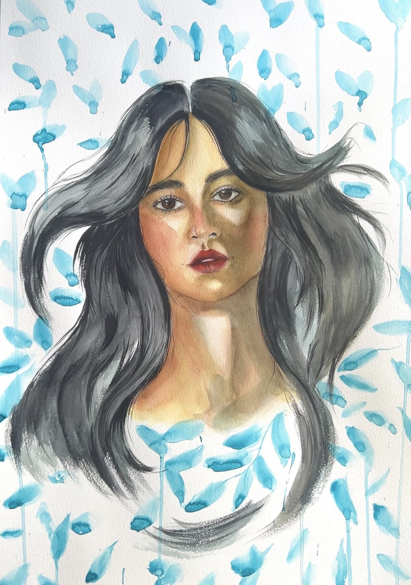 II, watercolor painting Painting by Agnes - Jose Art Gallery