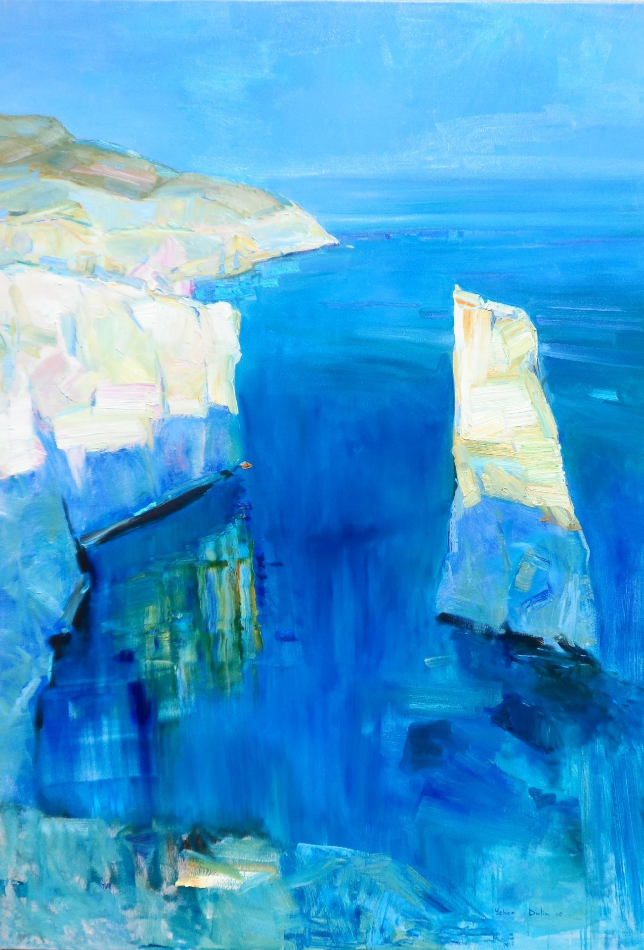 Blue infinity Painting by Yehor Dulin - Jose Art Gallery