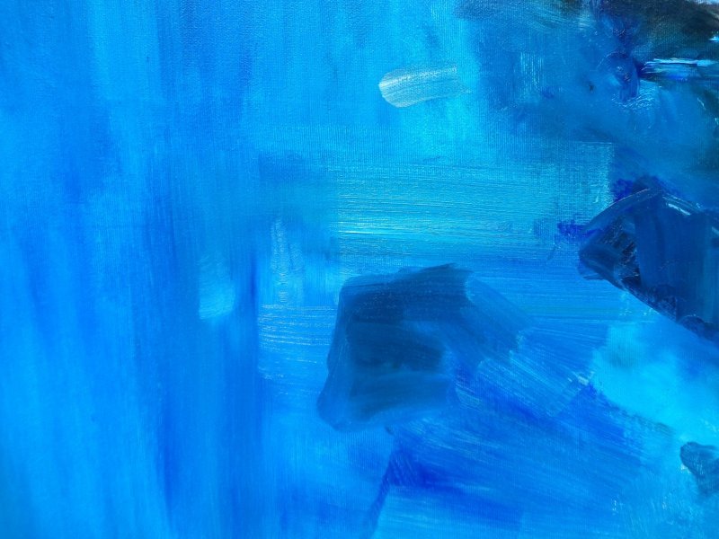 Blue infinity Painting by Yehor Dulin - Jose Art Gallery