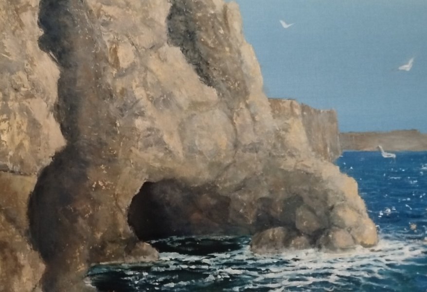 The Shining Sea Painting by Eva Lazaryan - Jose Art Gallery