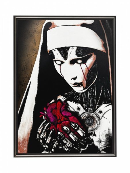 Dipinto «Benedetta dalla Madonna», Murt Burner