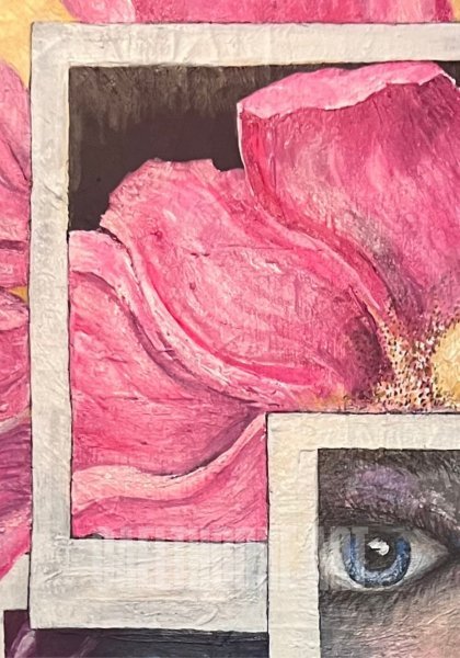 Grief in Bloom: Embracing Loss and Renewal Painting by Caelthorne Art