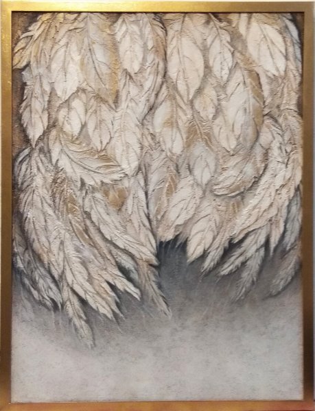Wings of Light Angelic Strength Painting by Olena Fishbein