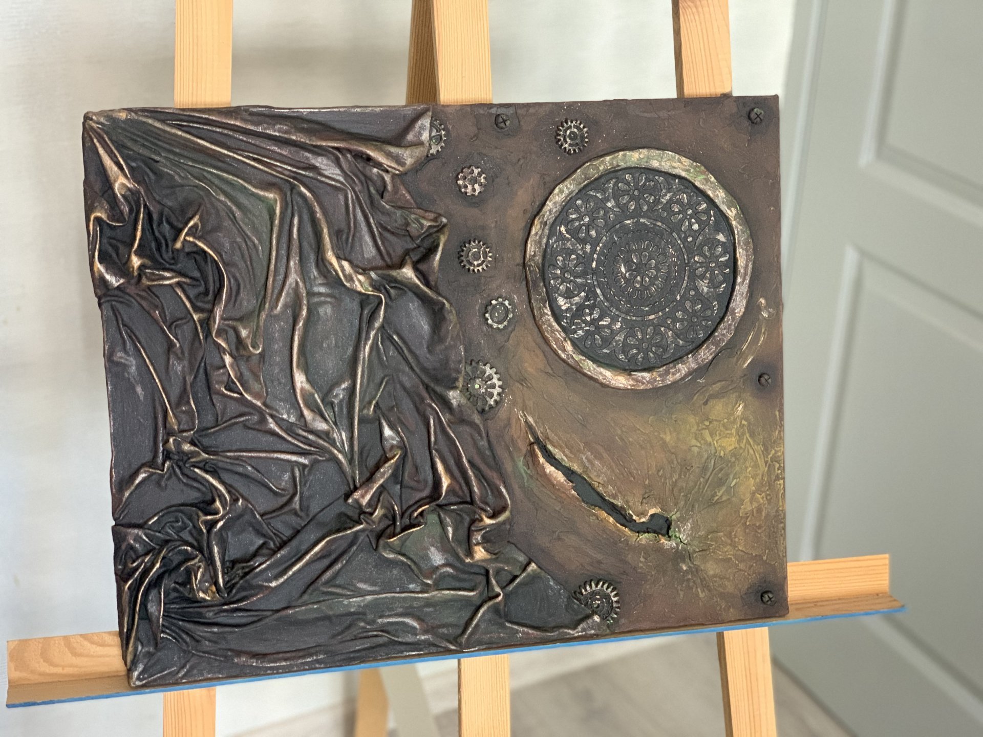 Stitched with time Painting by Karina.A. - Jose Art Gallery