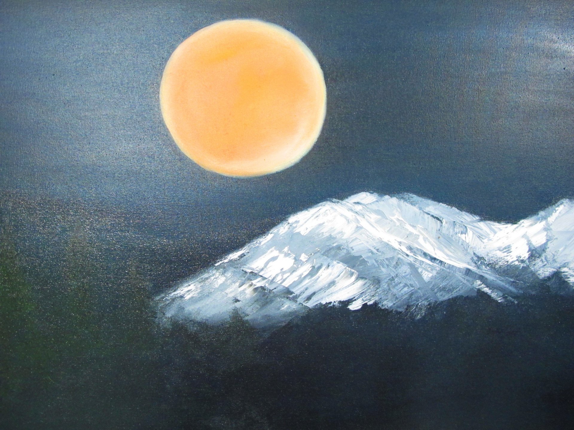 Full moon Painting by Anastasia Shaverina - Jose Art Gallery