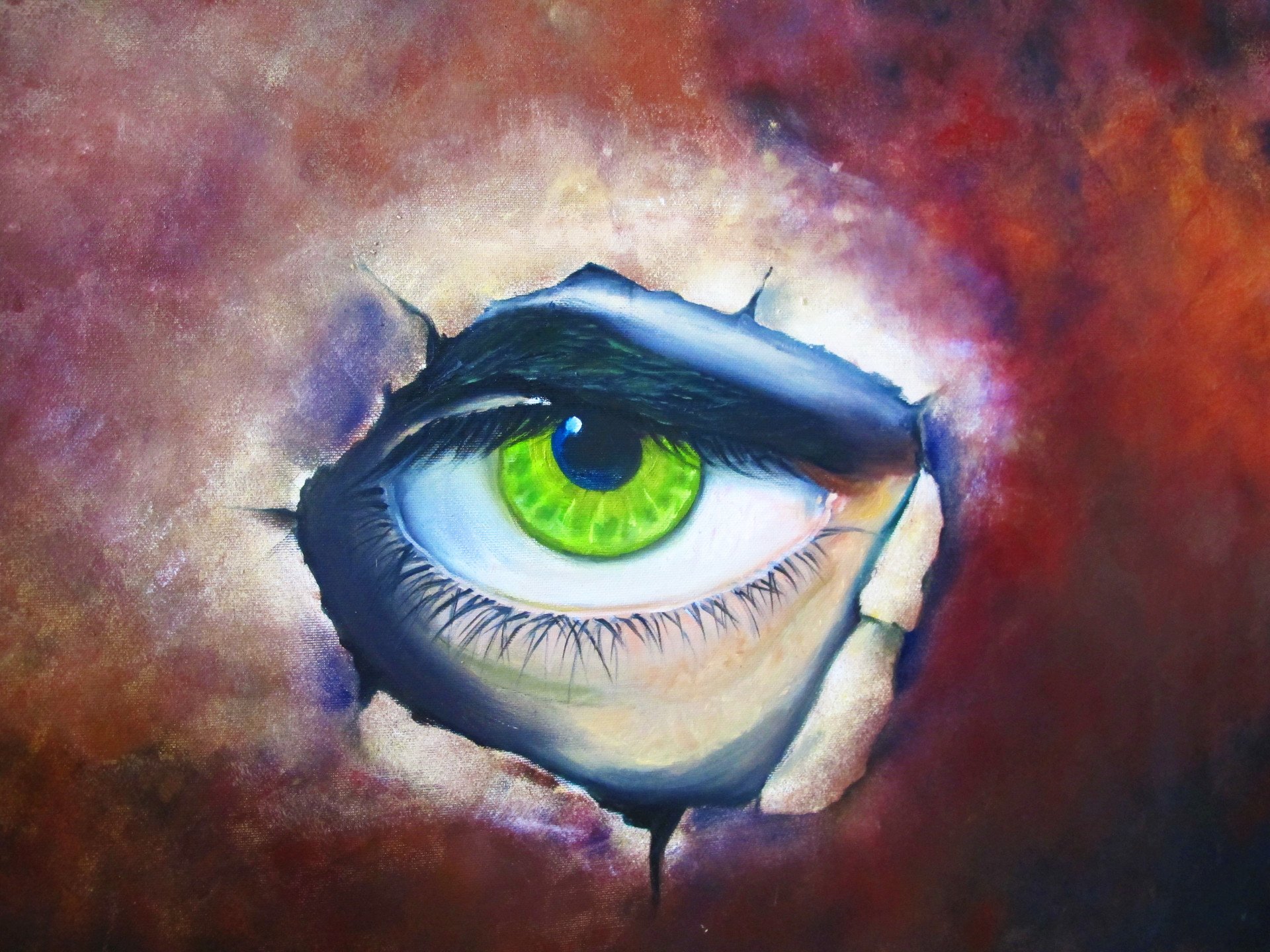 Eye Painting by Anastasia Shaverina - Jose Art Gallery