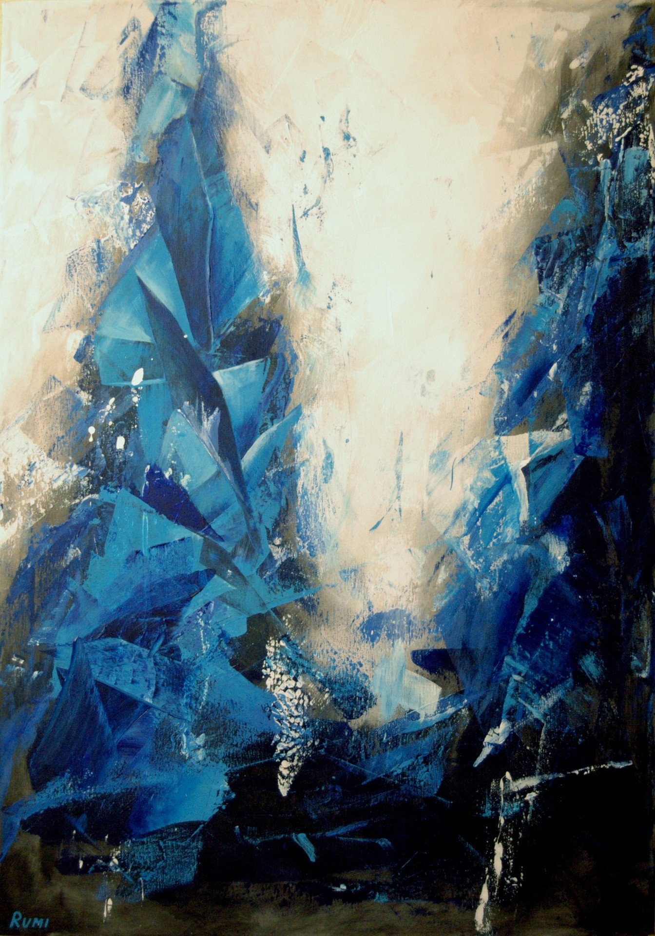 The Blue Way VI. Cycle. Painting by Rumen Spasov