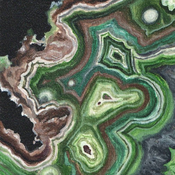 Agate Painting by Bohdana Minkina - Jose Art Gallery