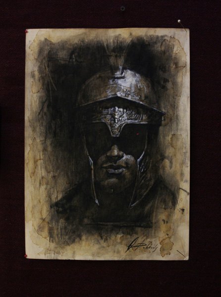 KNIGHT WL8. Drawing - Dobrodiy Alexandr - Jose Art Gallery