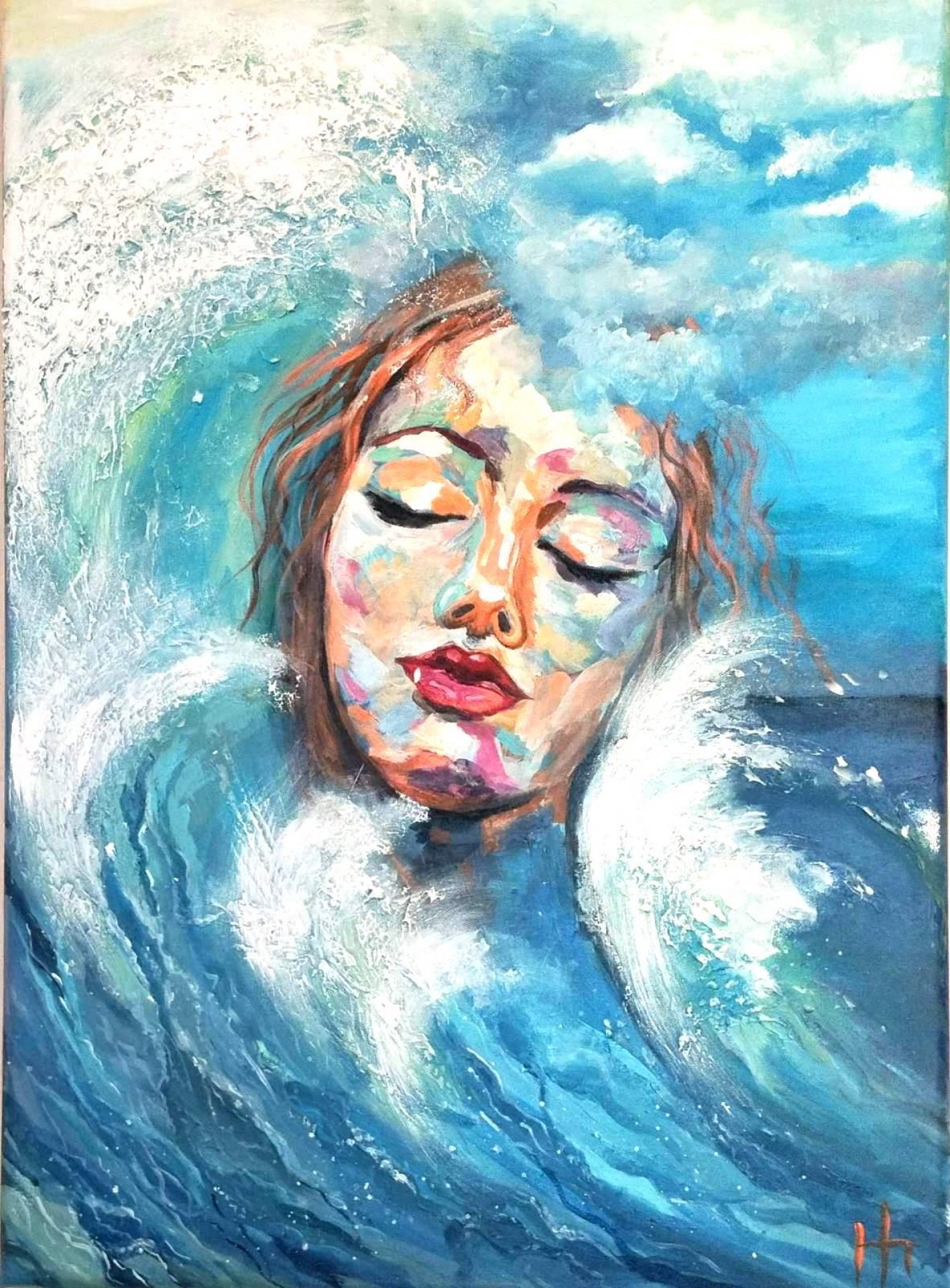 Obraz «W oceanie czułości», Natali Shevale