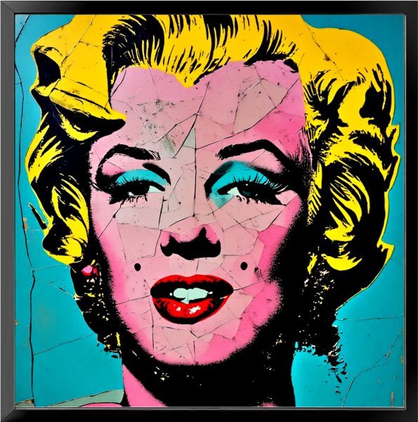 Marilyn Monroe Pop Art Portrait Drawing - Vesko Dasic