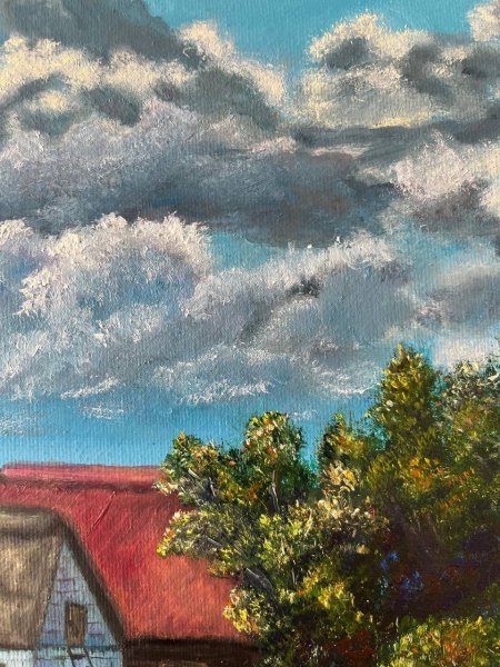 Amazing Clouds. Modern Landscape Painting by TSan