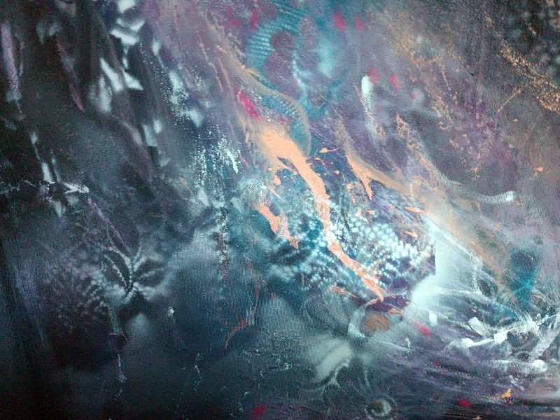 Hidden Angel Lights Fantasy Landscape Painting by Kloska Ovidiu