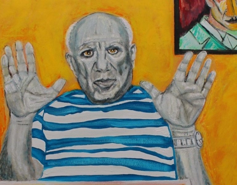 Gemälde «Picassos Ansichten», J.A VÁZQUEZ - Jose Art Gallery
