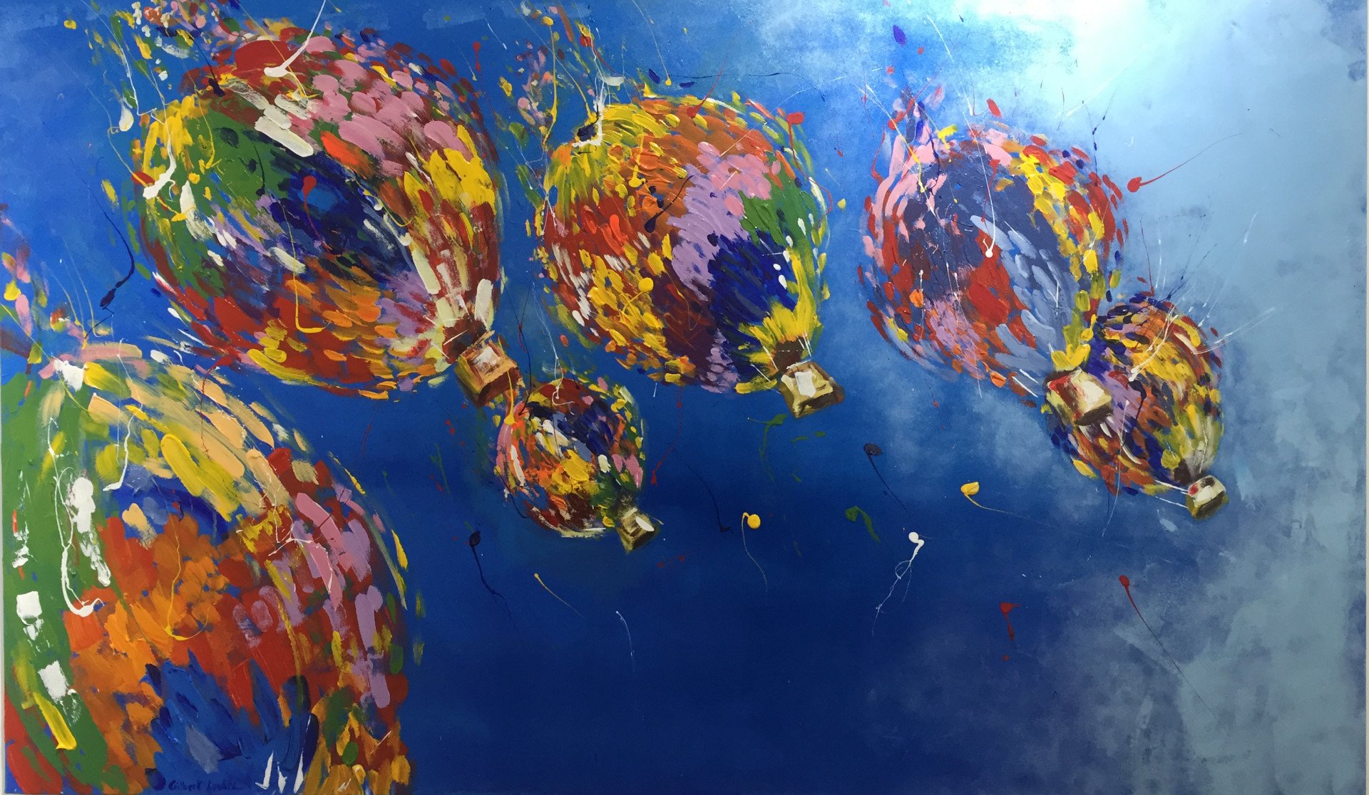 The soar Painting by gilbert loutfi - Jose Art Gallery