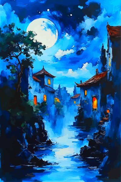 Ancient City by Moonlight Digital Art - Viktor Levchenko