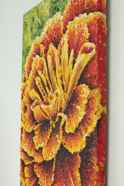 Marigold: Flower of Fidelity Drawing - Max Gerasimov