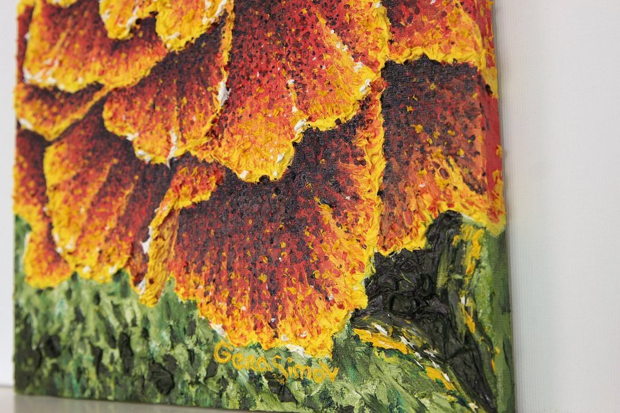 Marigold: Flower of Fidelity Drawing - Max Gerasimov
