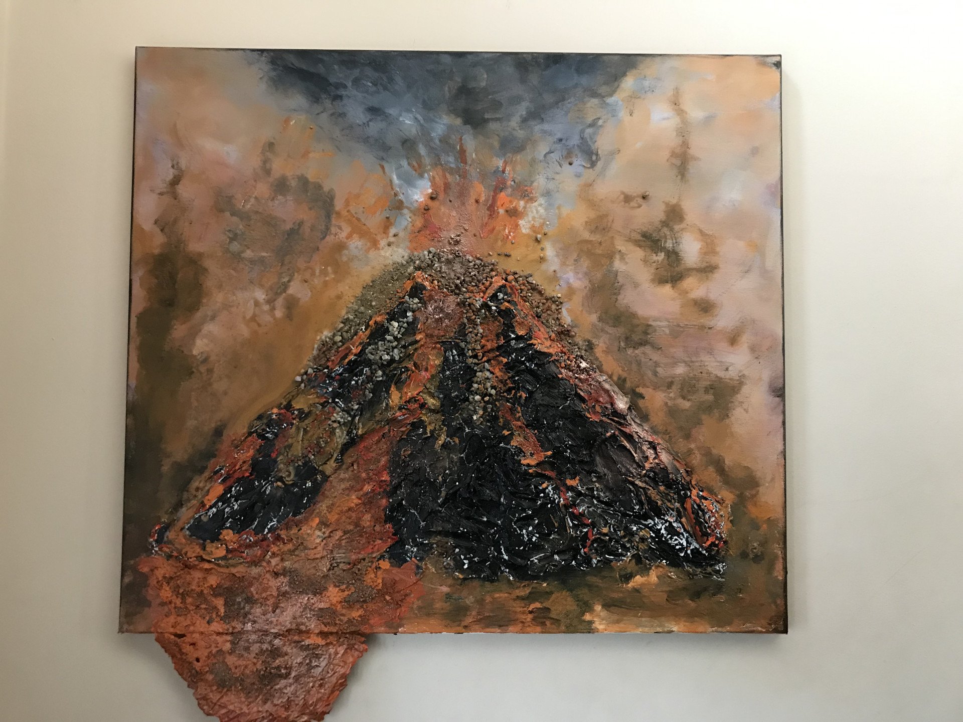 Lava Painting by Mihaela Luca - Jose Art Gallery