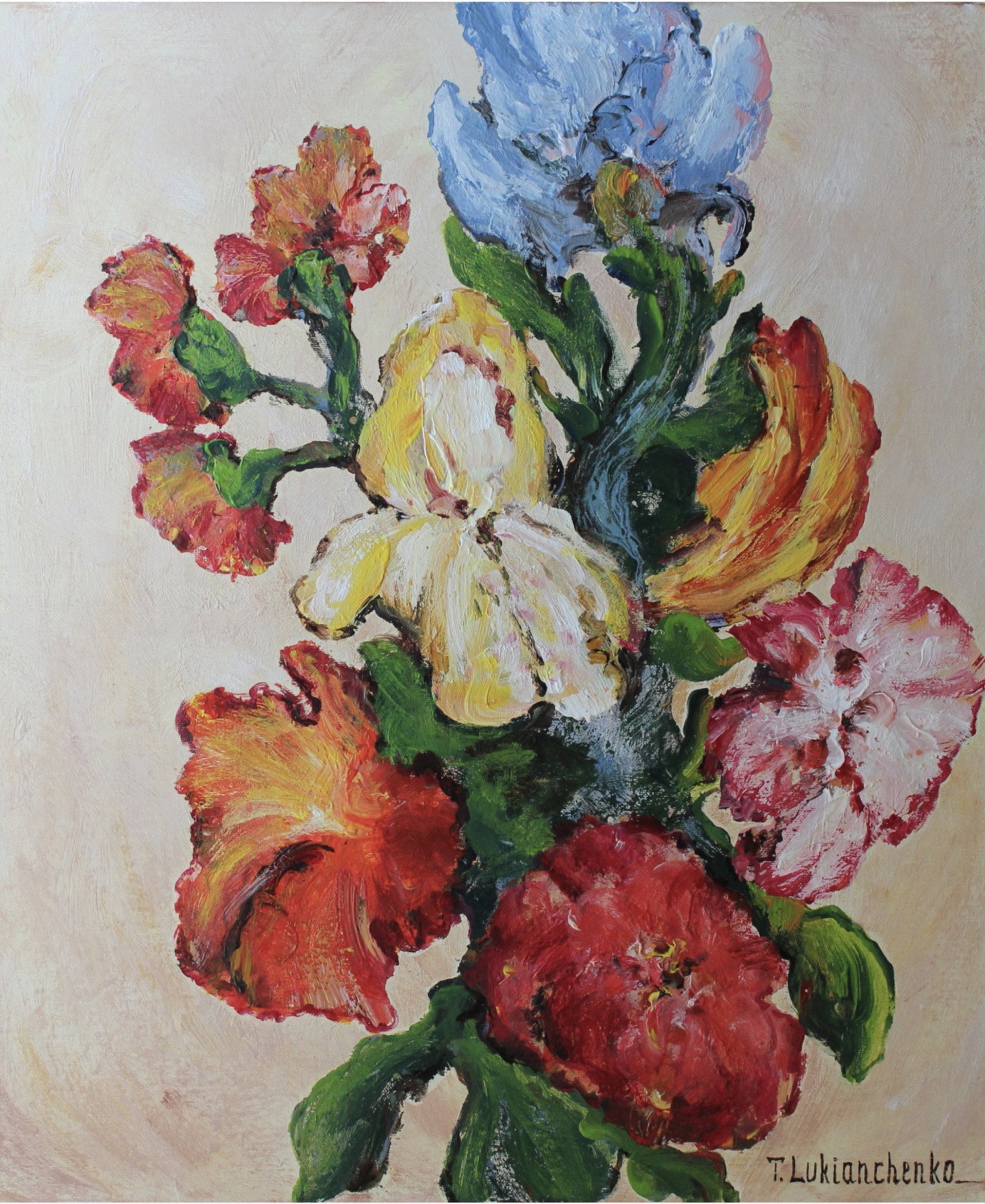 Multicolor Painting by Tetiana Lukianchenko - Jose Art Gallery