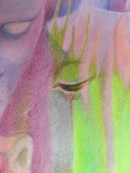 Drift Back to Reality Drawing - Yana Dmitrieva