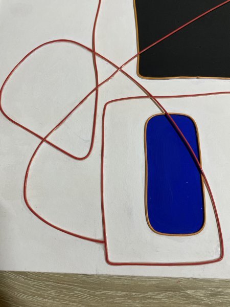 Contour composition Painting by SimonD. - Jose Art Gallery