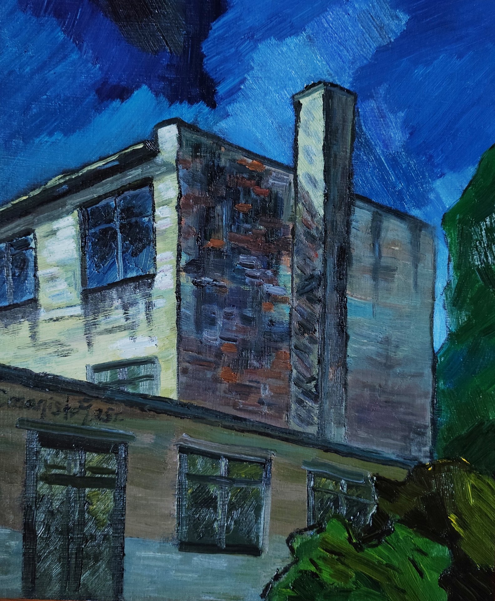 A place that no longer pulsate Painting by Stanislav Bazylev