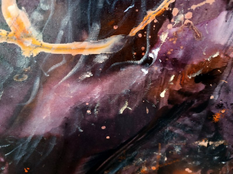 Incandescent Cosmic Angel Flame Drawing - Kloska Ovidiu