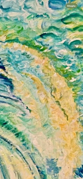 The perfect wave Painting by Angelo Ferro - Jose Art Gallery