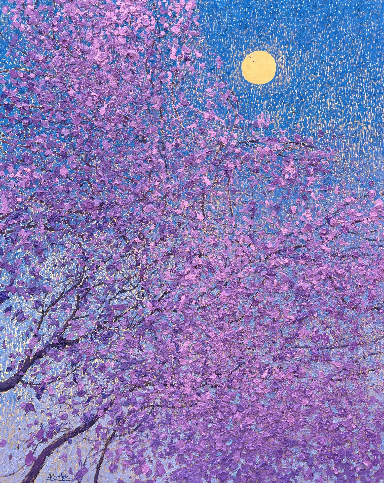 That Moment in Spring Painting by Andrii Kovalyk